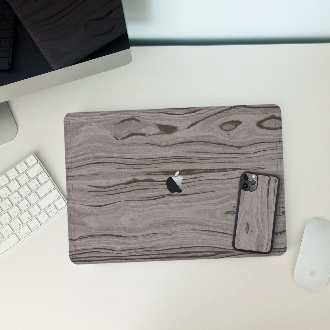 Real Wood MacBook Skin, Natural Wood Cover for MacBook Pro Air 13, 14 ...