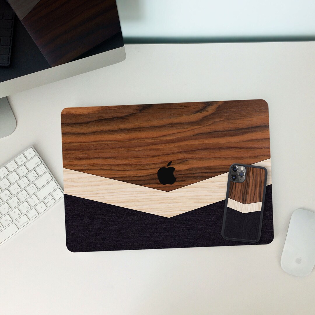 Natural Wood Grain MacBook Cover, Chevron Natural Wood Cover, MacBook ...