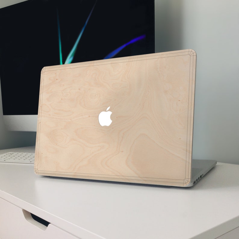 Ash Root Real Wood Natural Wood Macbook Pro 13 Case Macbook | Etsy