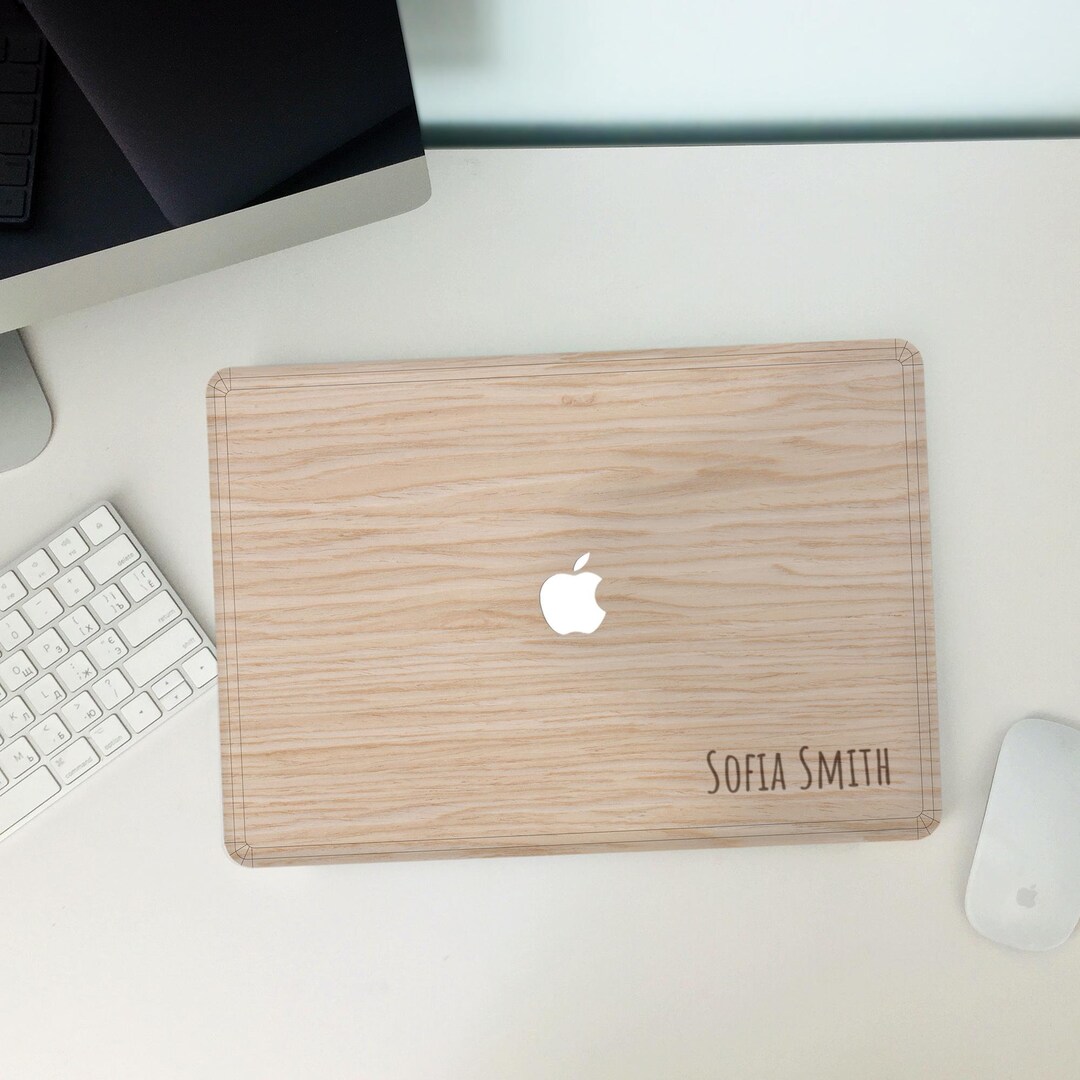 Customizable MacBook Skin, Real Wood MacBook Decal, Wood Skin for ...