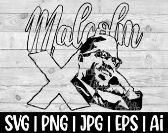 Malcolm X Cricut - Etsy