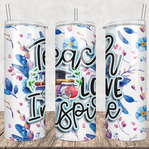 Teacher 20 Oz Skinny Tumbler Teacher Appreciation - Etsy