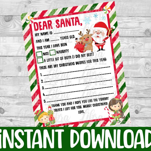 Santa Letter - Etsy