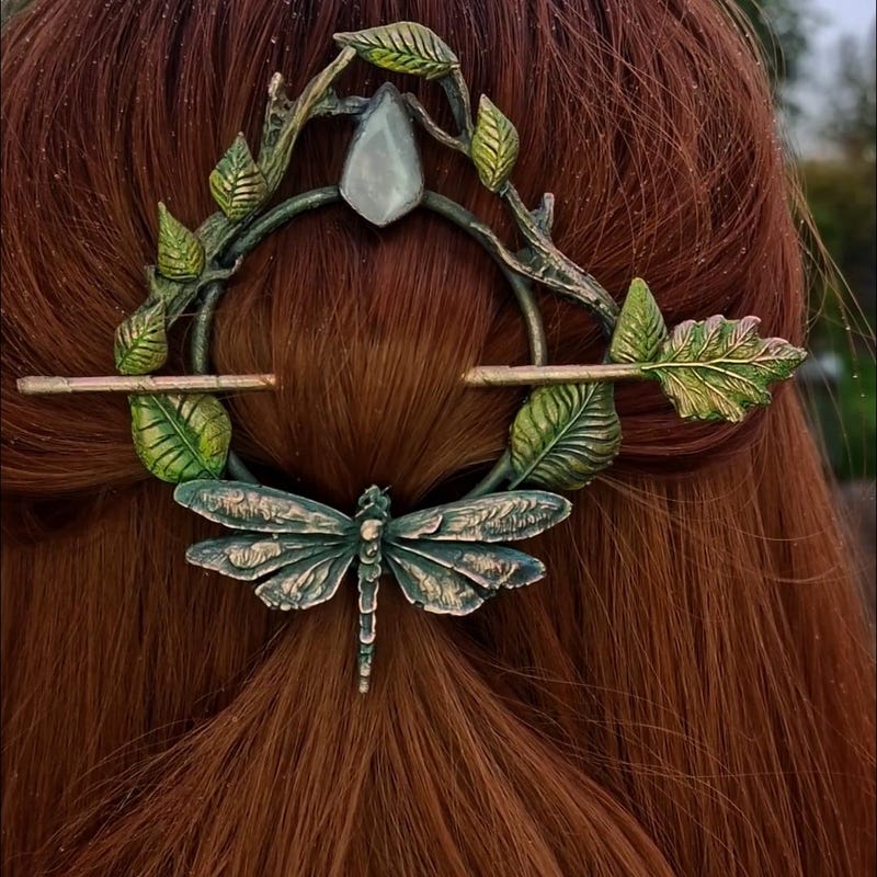 Copper Dragonfly Clips - Etsy