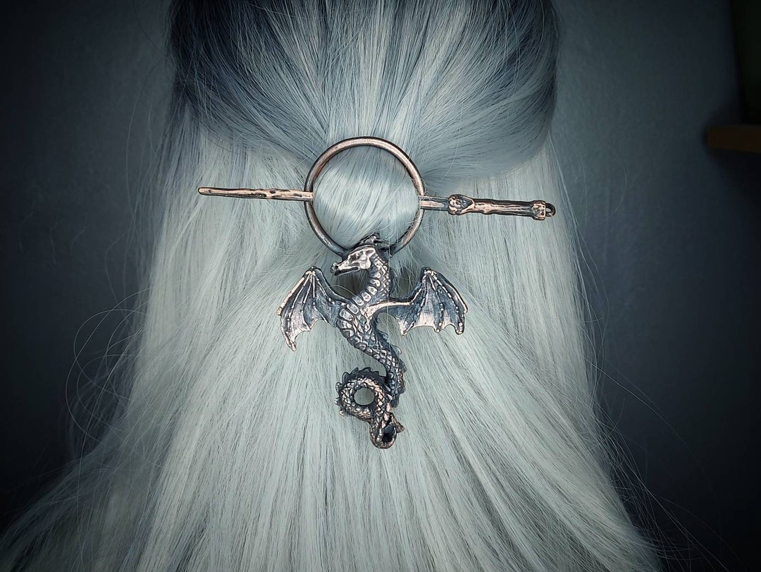 Copper Dragon Hair Pin - Etsy
