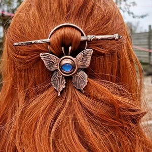 Aurora Copper Handmade Hair Pin - Etsy