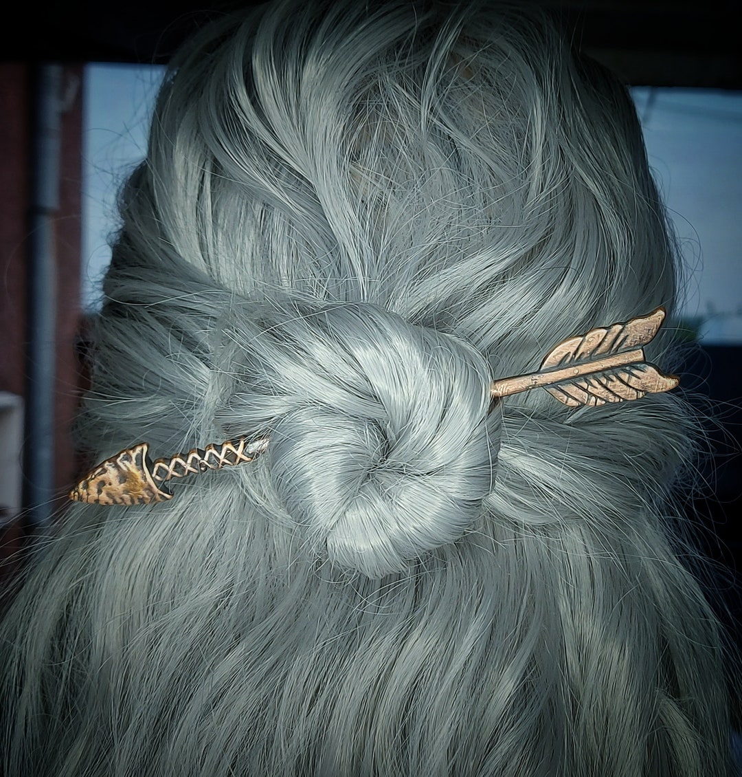 Copper Electroformed Arrow Hair Stick - Etsy