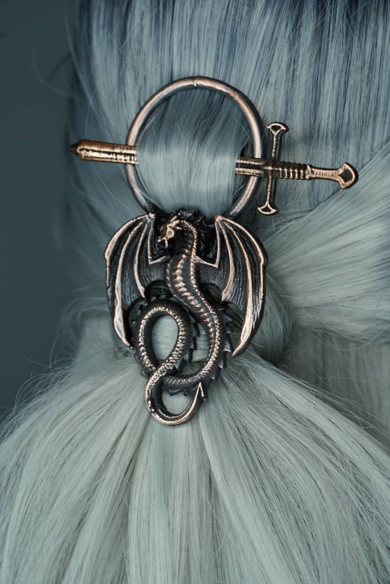 Copper Dragon Hair Pin - Etsy