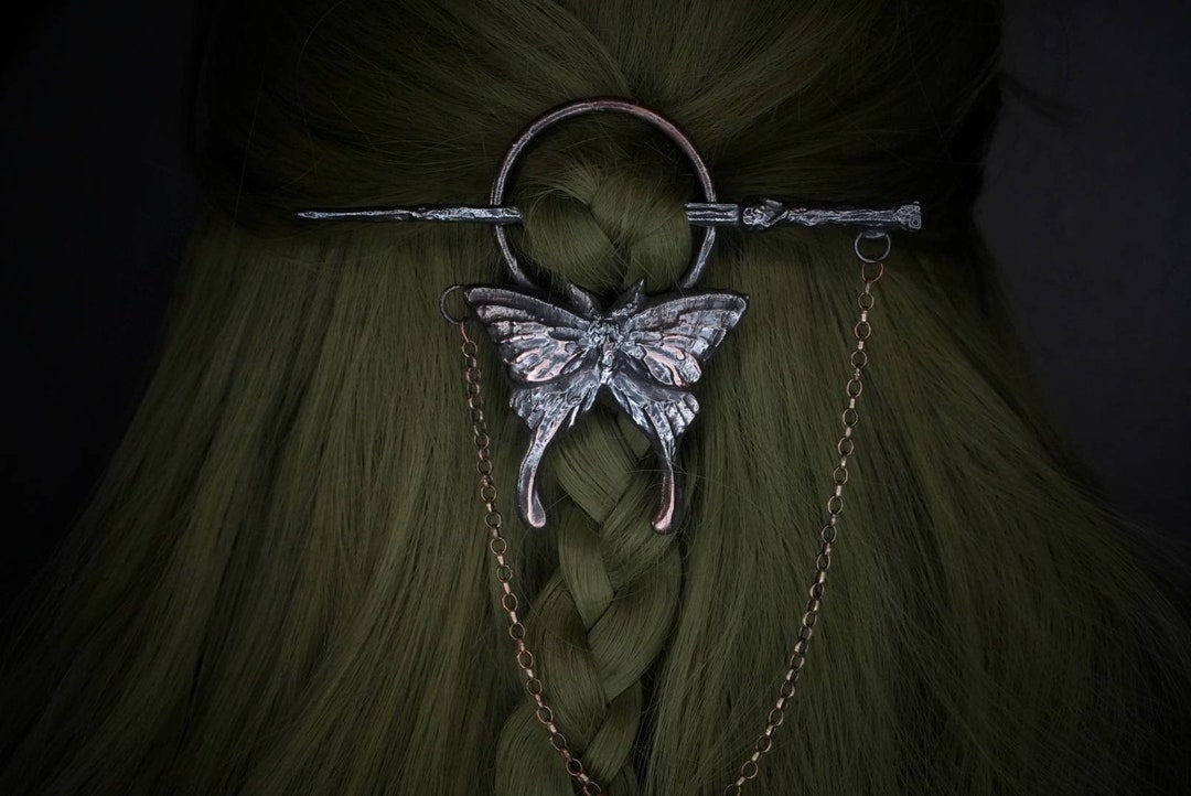 Luna Moth Hair Pin Made to Order - Etsy