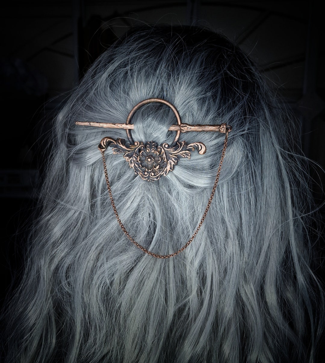 Copper Hair Pin - Etsy