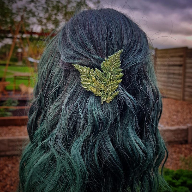 Hair Pins Plants - Etsy UK