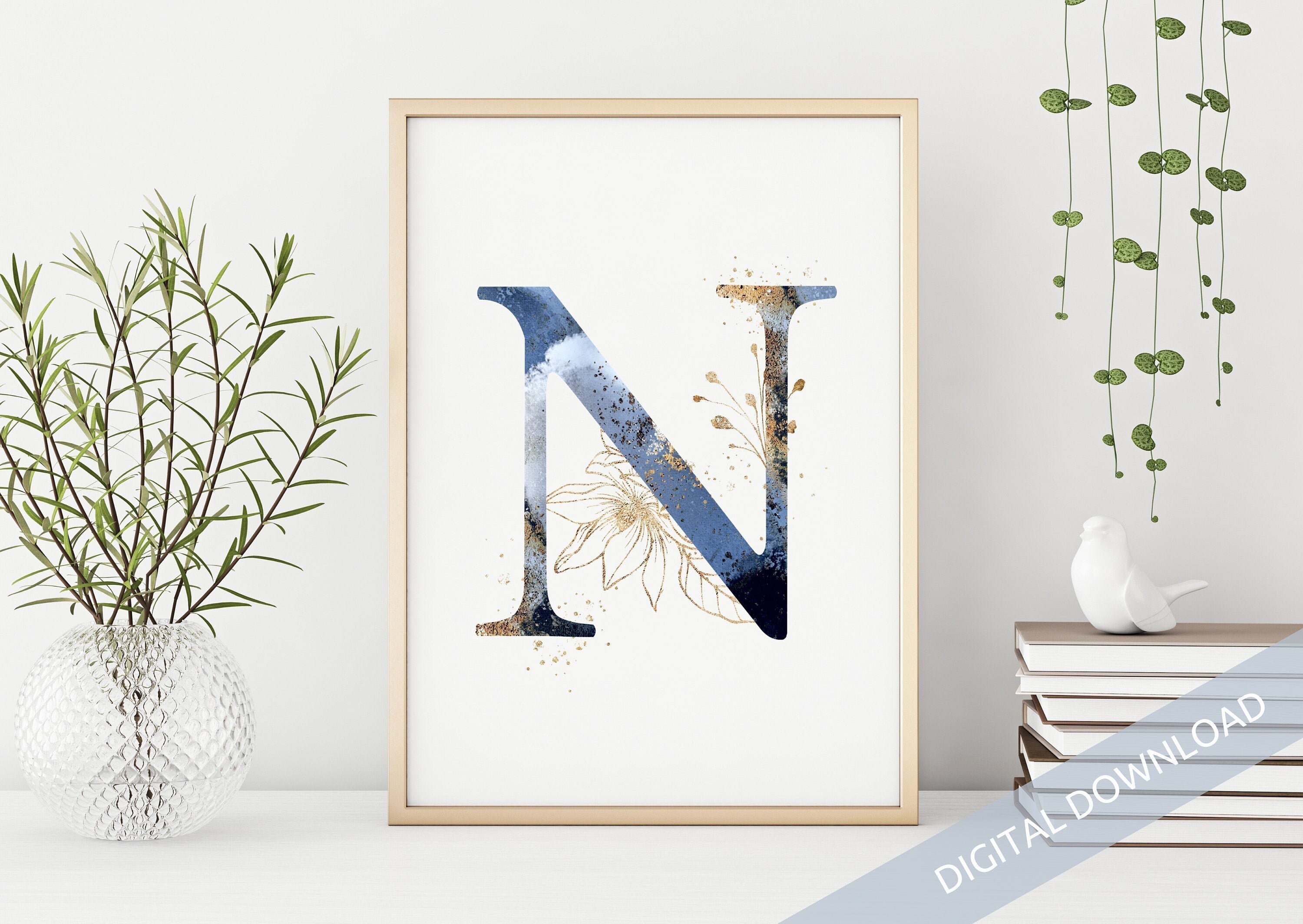 Decorative Letter N