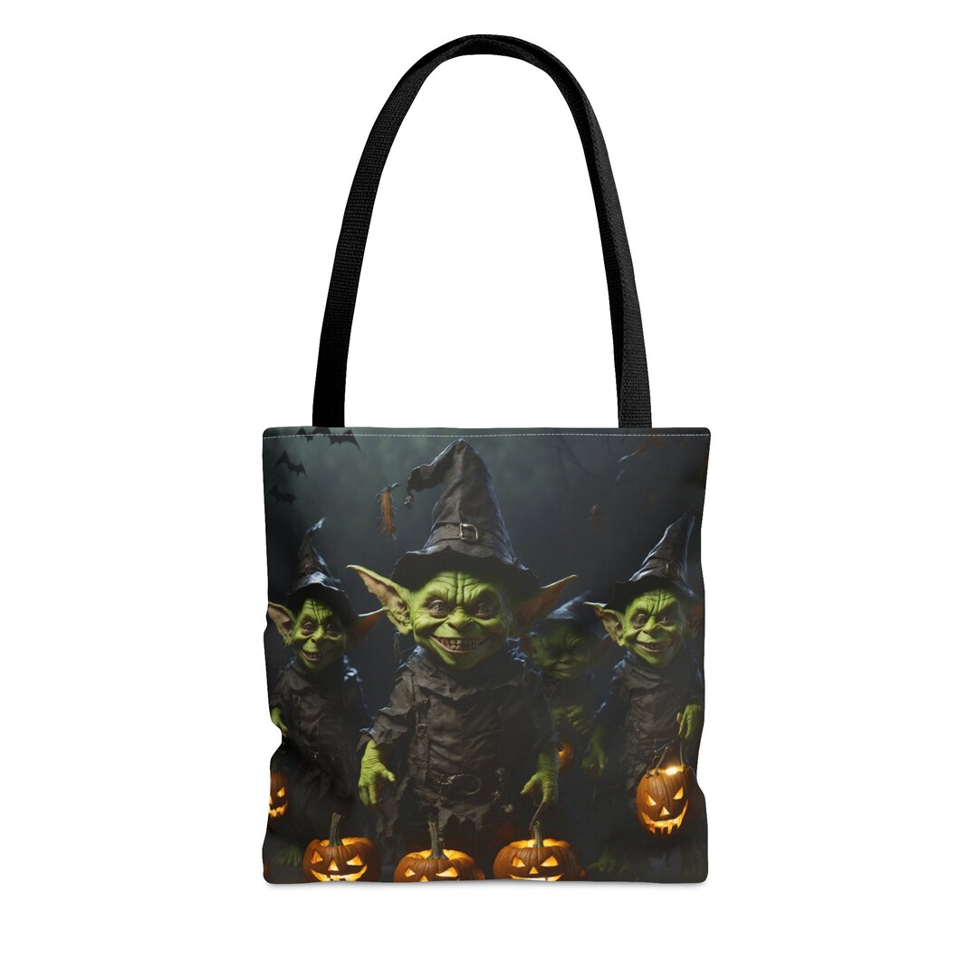 Halloween Goblins Tote Bag AOP: Carry Spooky Style - Etsy
