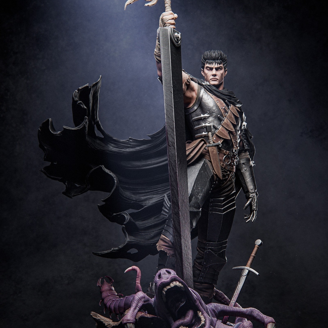 Guts Berserk Figurine Berserk Figure Guts Figure Collectible - Etsy