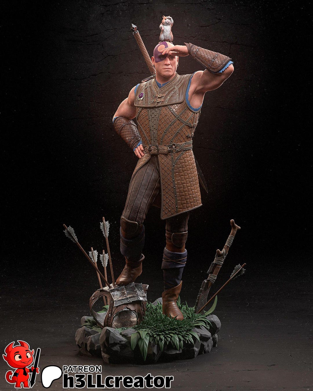 Minsc and Boo BG3 Figure | Hand Painted Figurine| Gift for Gamers ...