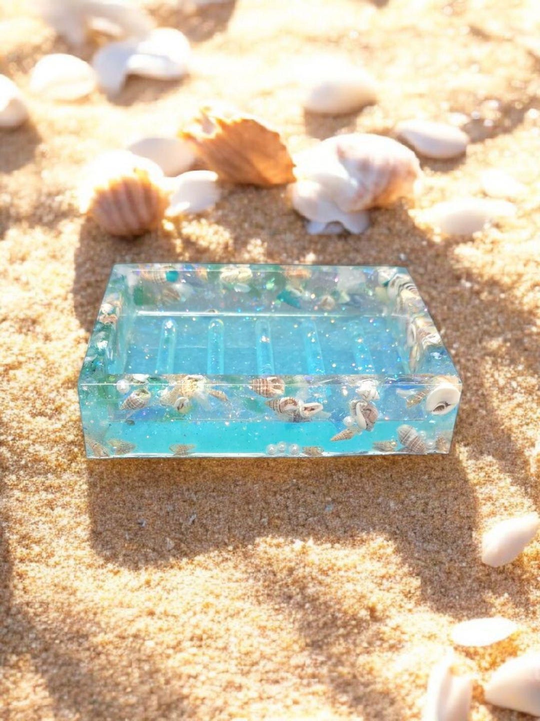 Soap Dish Handmade With Resin, Spa Gift, Bath Gift, Bathroom Decor ...