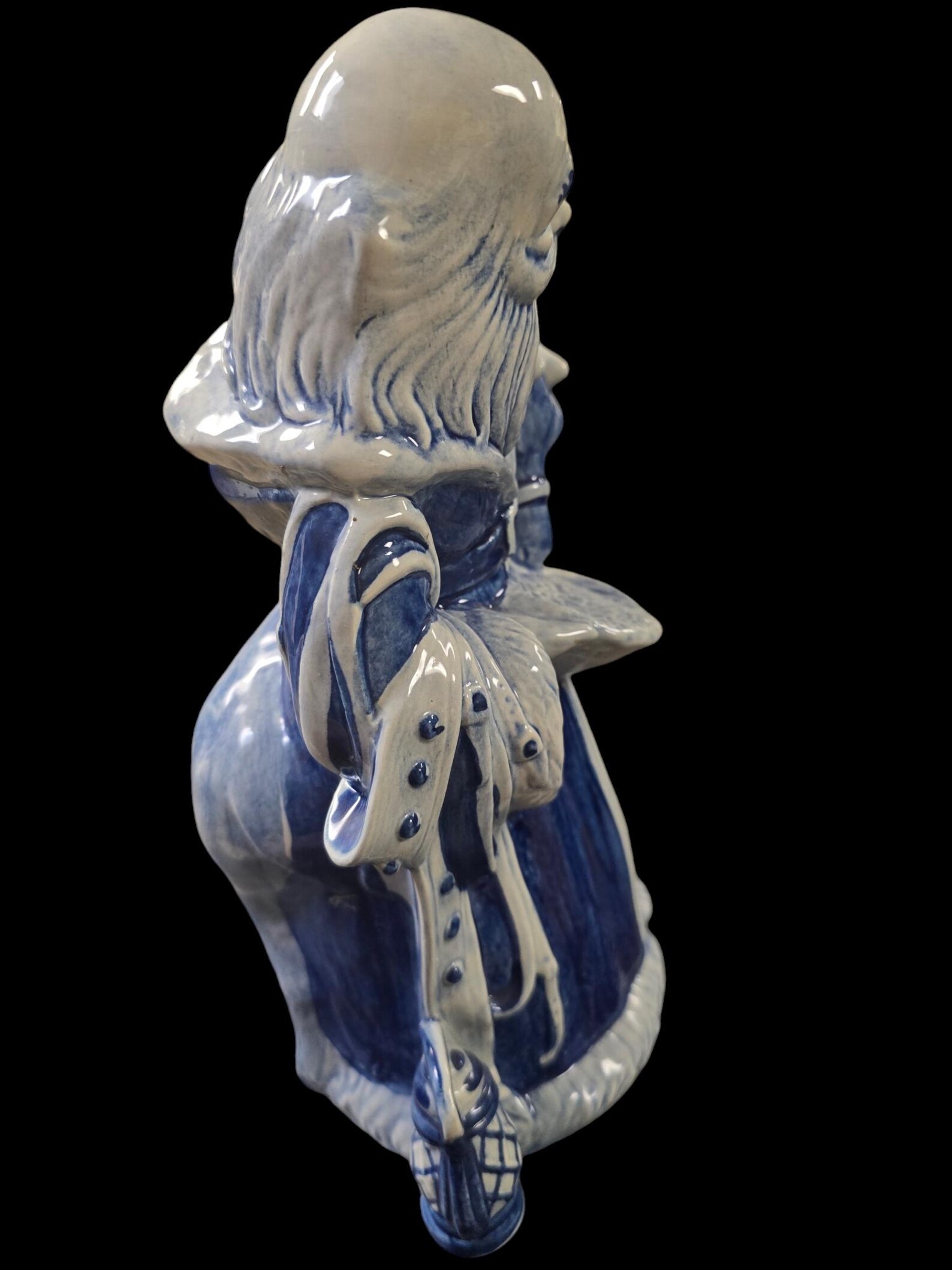 Vintage Unique and Beautiful Delft Santa Claus / Father Christmas ...