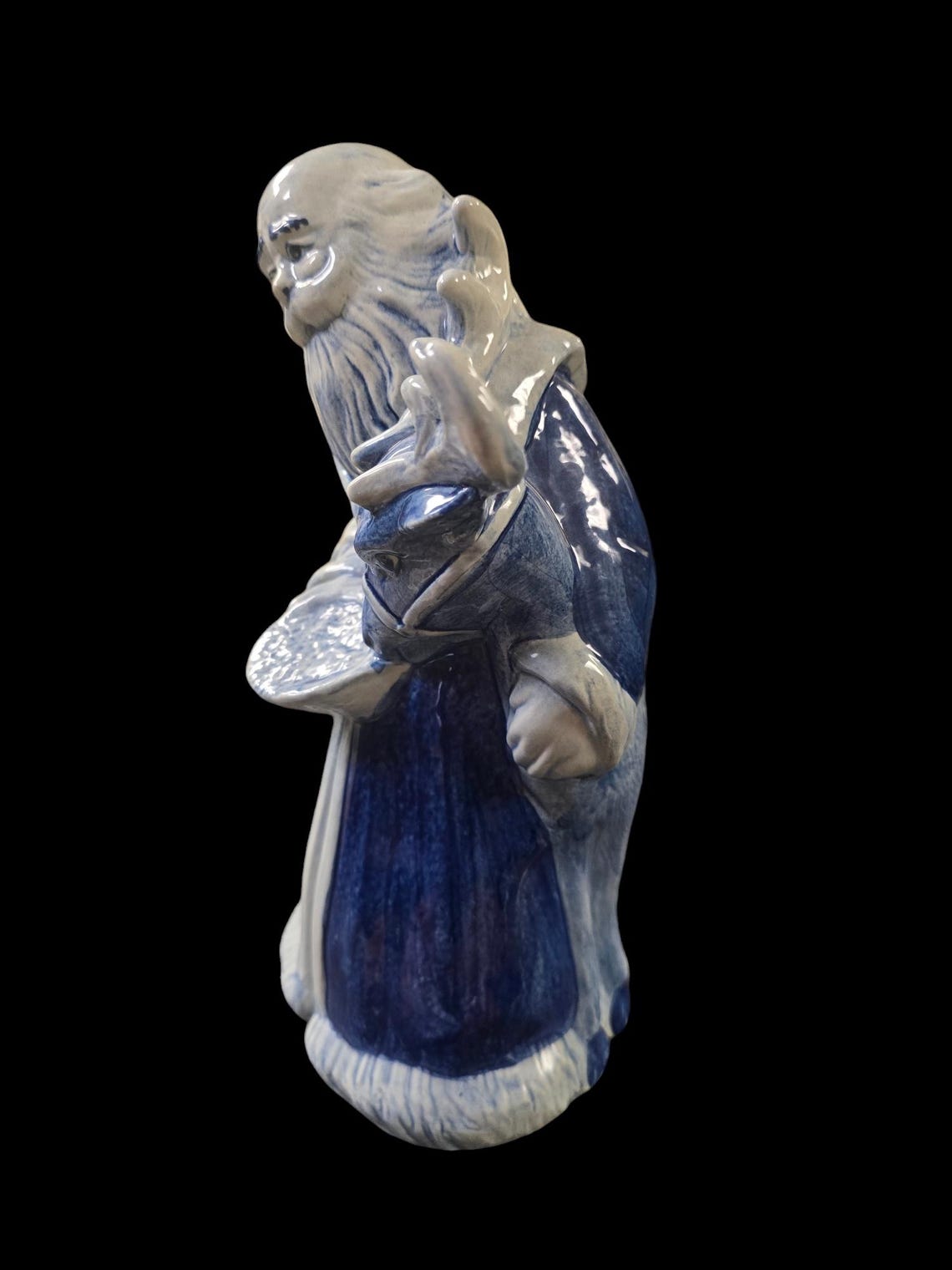 Vintage Unique and Beautiful Delft Santa Claus / Father Christmas ...