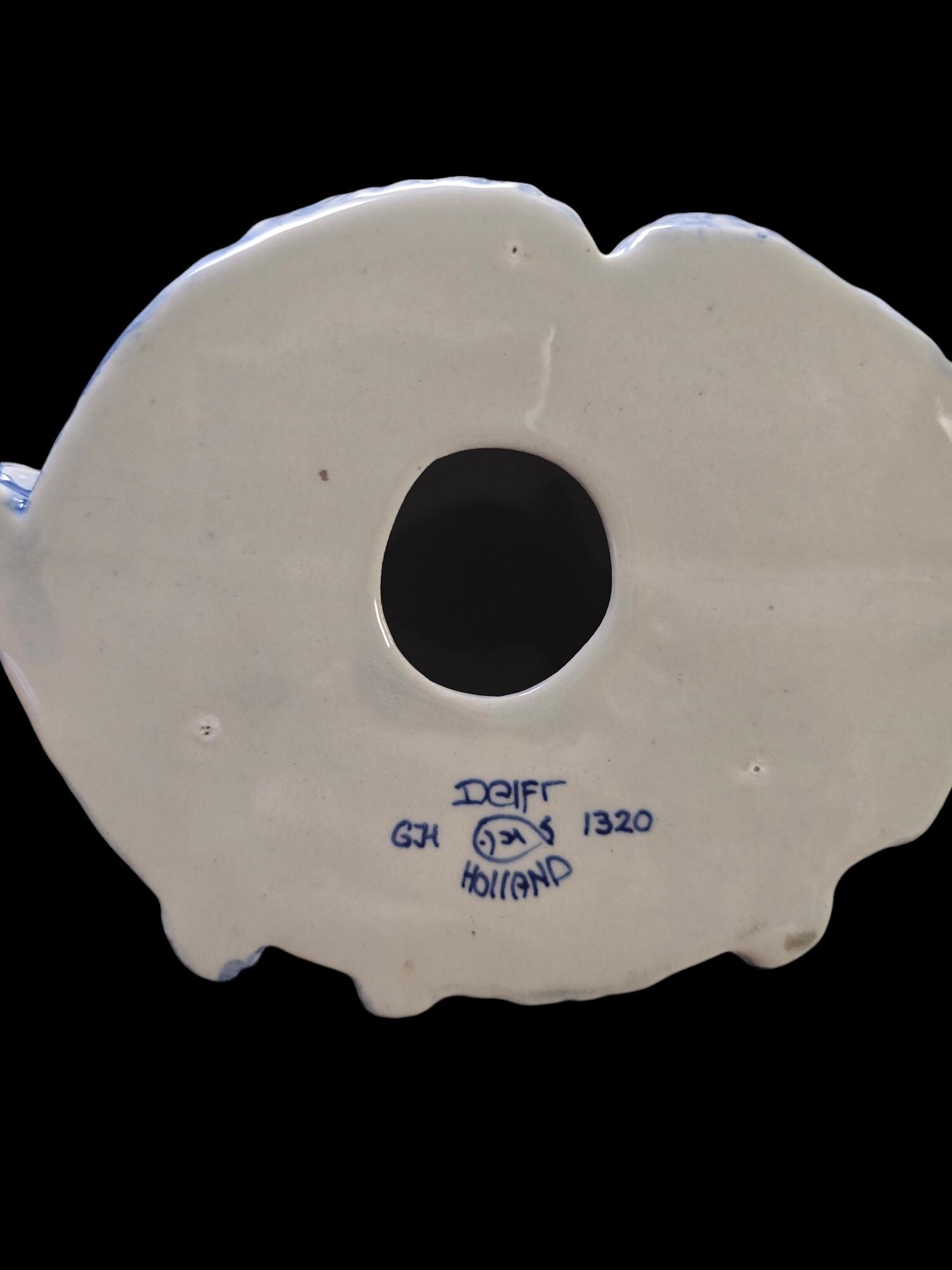 Vintage Unique and Beautiful Delft Santa Claus / Father Christmas ...