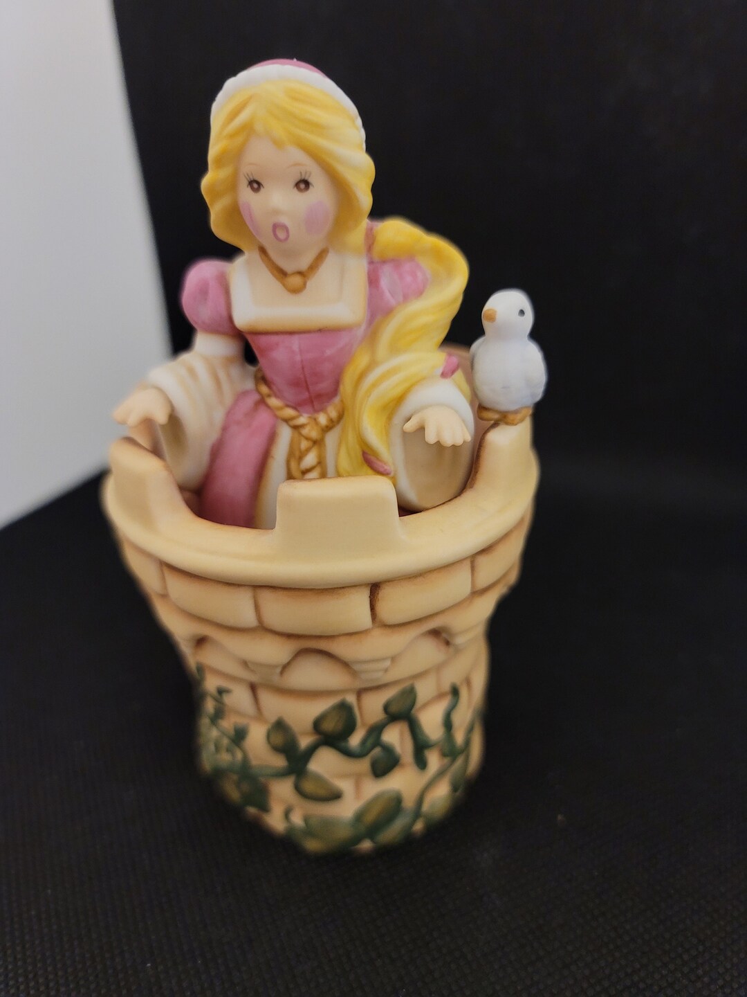 Vintage 1986 rapunzel Porcelain Figure Franklin - Etsy