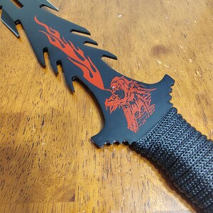 Dragon Double Reaper Sword Rite Edge Stainless Steel 10% Off - Etsy