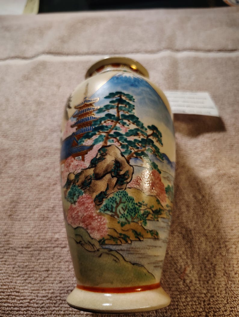 Keida Masataro Japanese Satsuma Vase Circa Late 1800s - Etsy