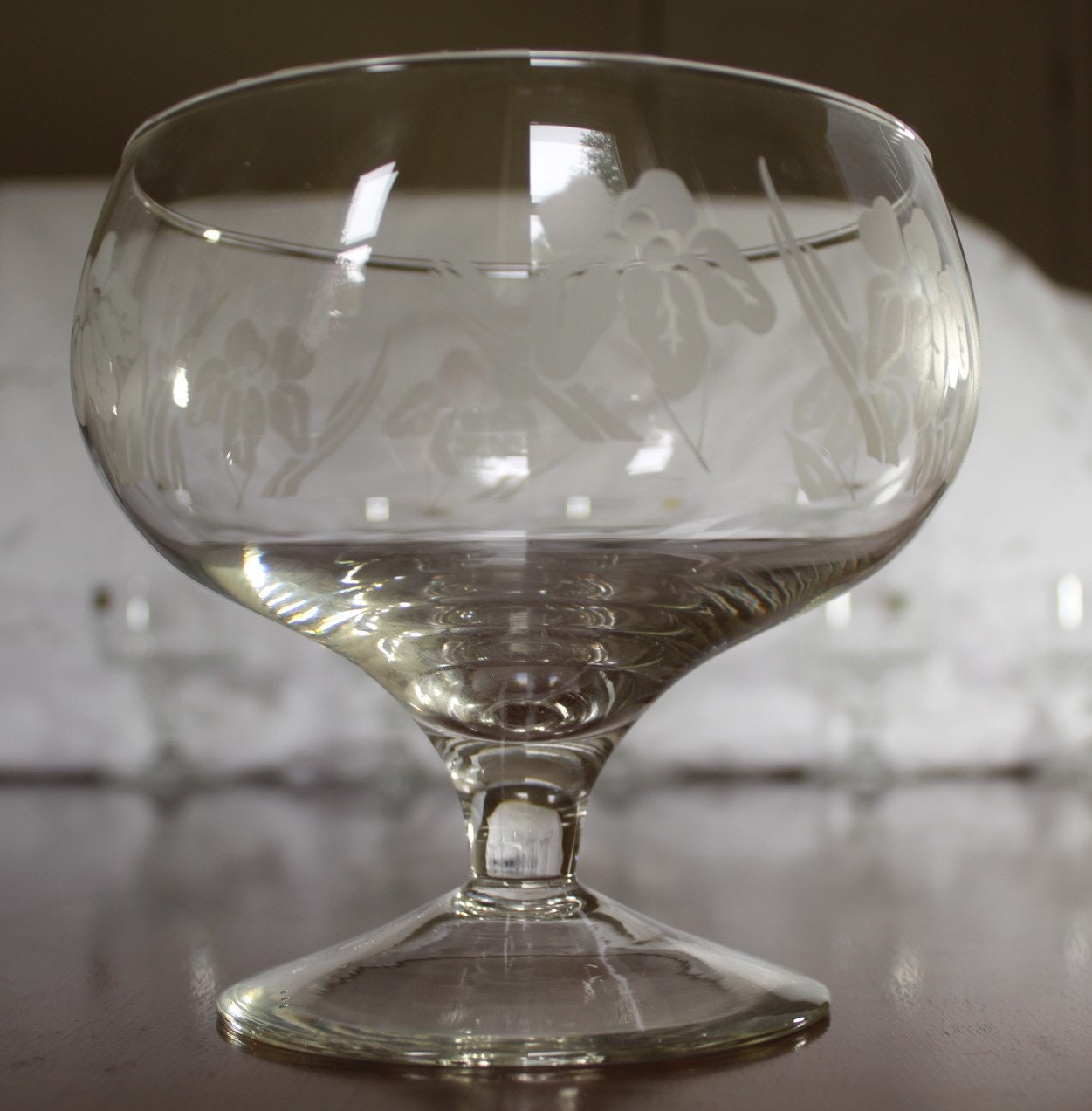 Vintage Glass Bon-bon sweet/dessert Serving Goblet - Etsy