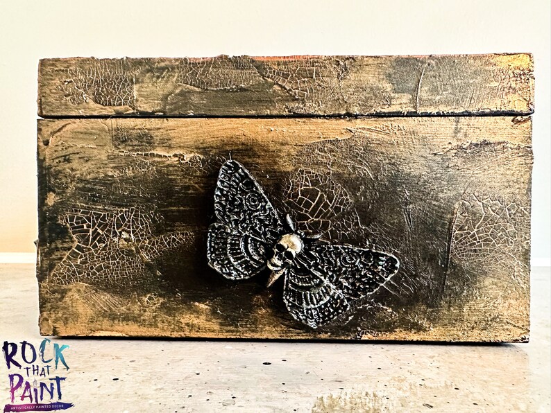 Goth Rules Mixed Media Storage Box - Etsy