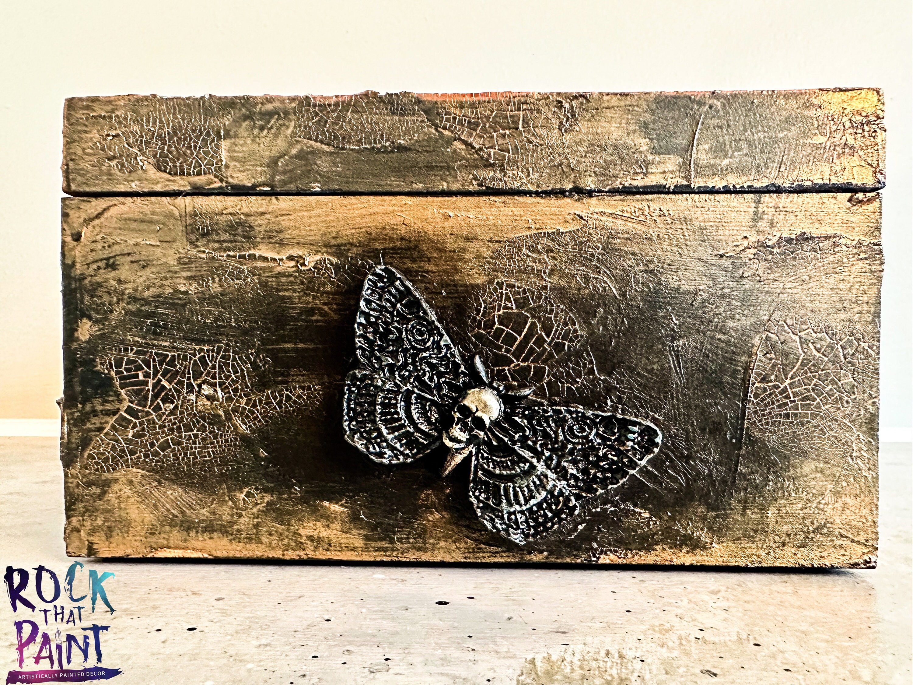 Goth Rules Mixed Media Storage Box - Etsy