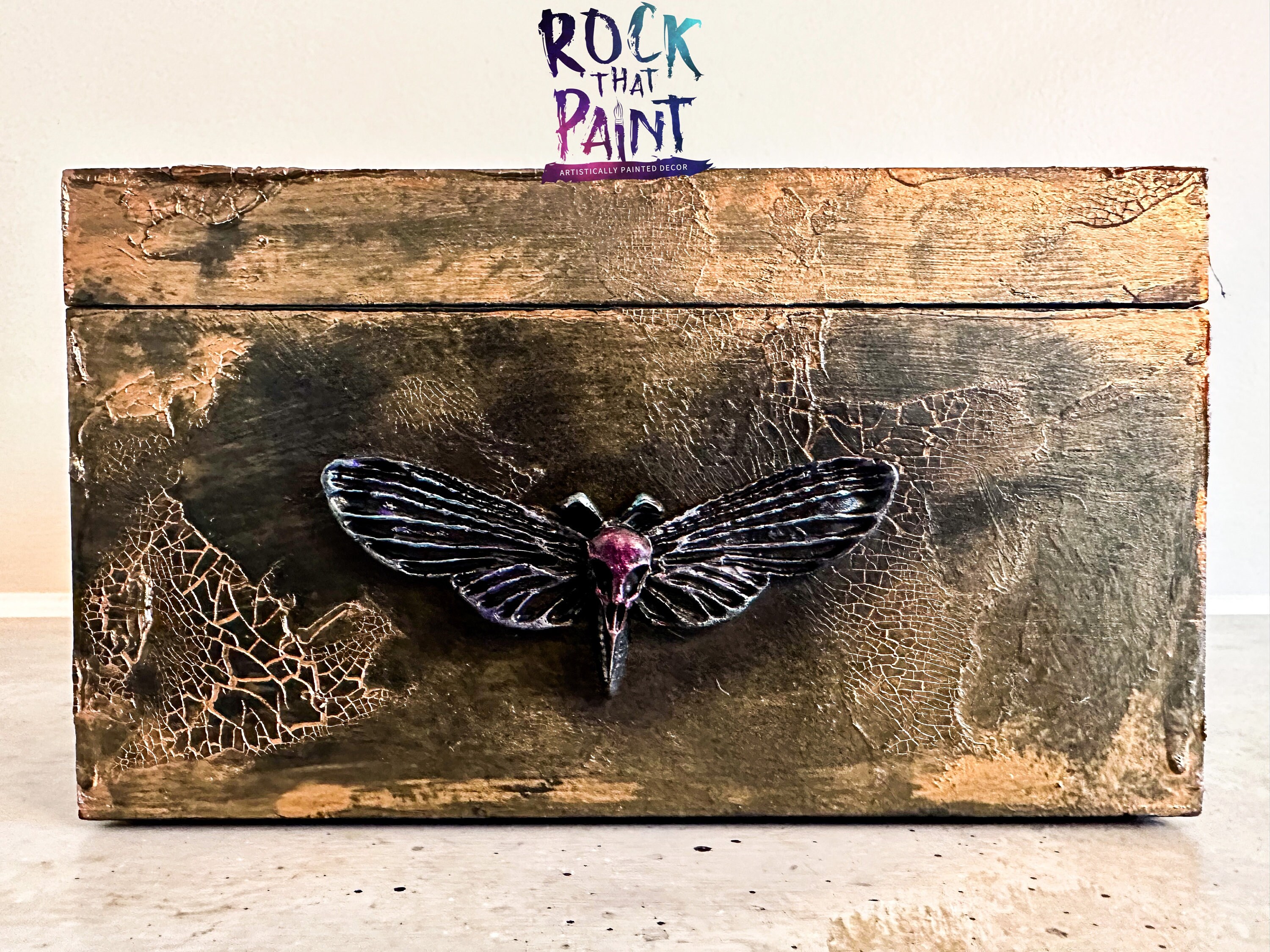 Goth Rules Mixed Media Storage Box - Etsy