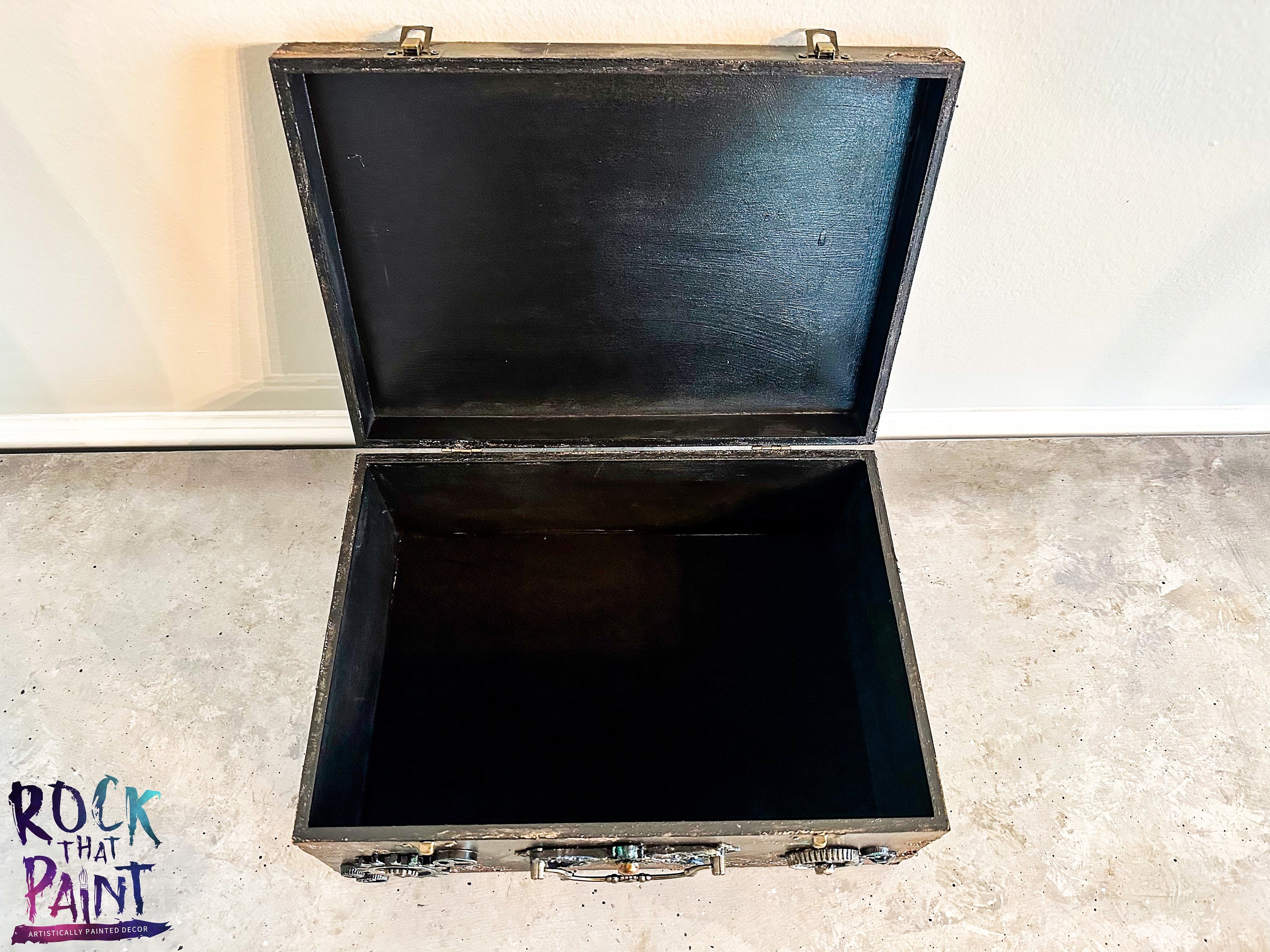 Goth Rules Mixed Media Storage Box - Etsy