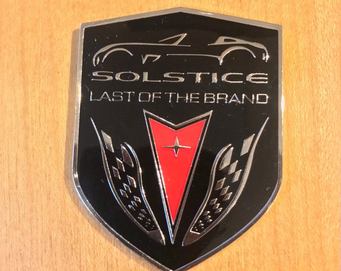 Custom last of the Brand Pontiac Solstice Emblems - Etsy