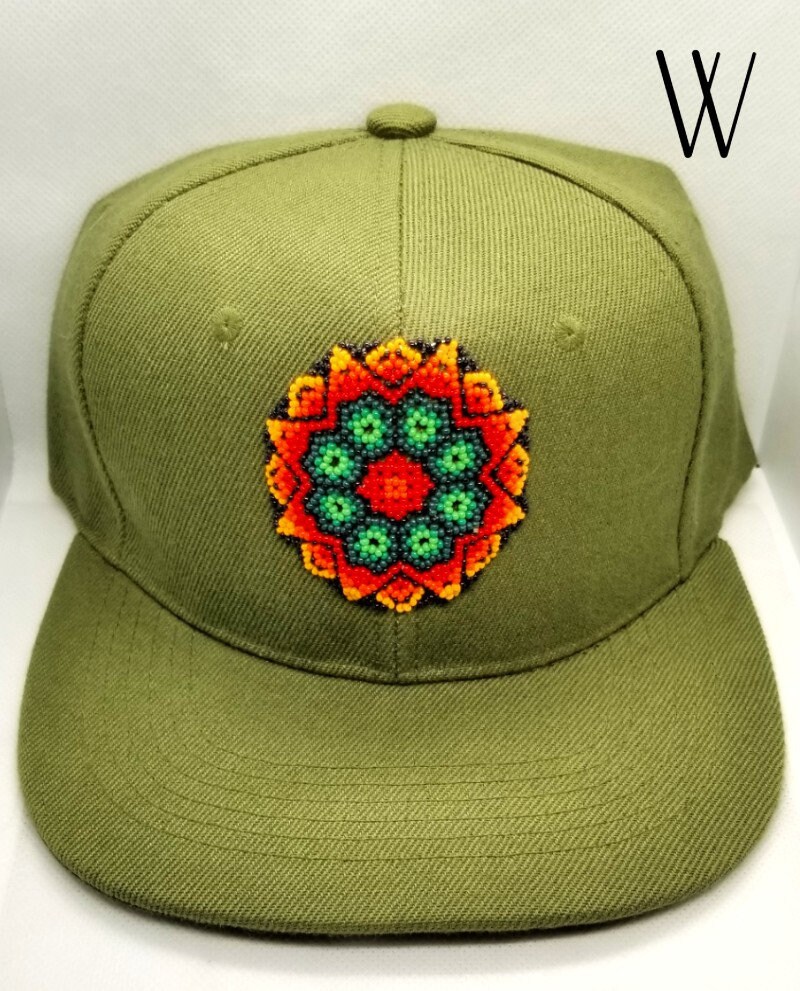 Snapback Caps Gorra Artesanal Huichol Wixárika Mexican Art Handmade ...