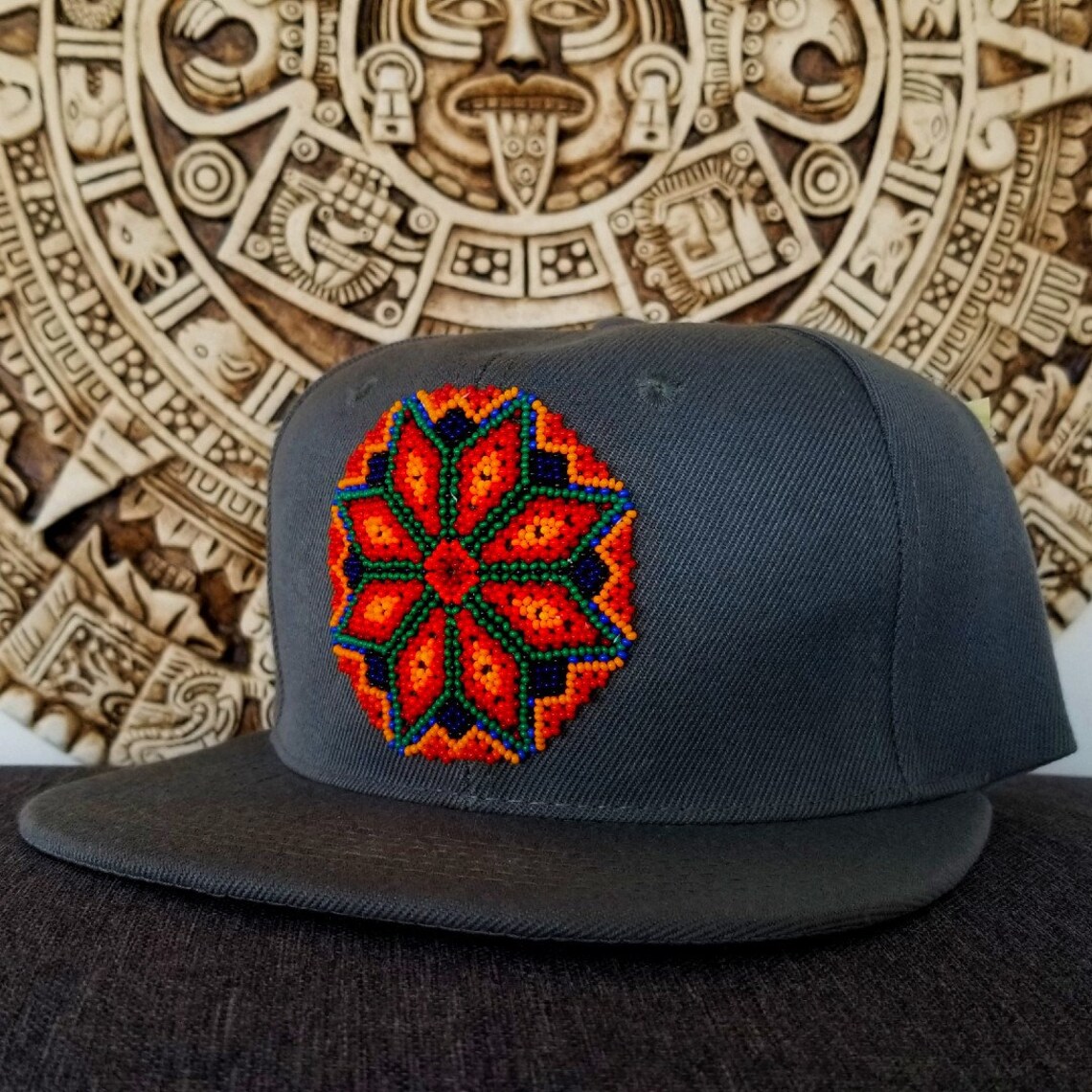 Snapback Caps Huichol Wixárika Mexican Art Handmade - Etsy
