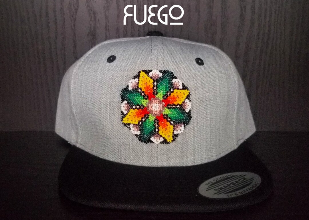 Snapback Caps Gorra Artesanal Huichol Wixárika Mexican Art Handmade ...