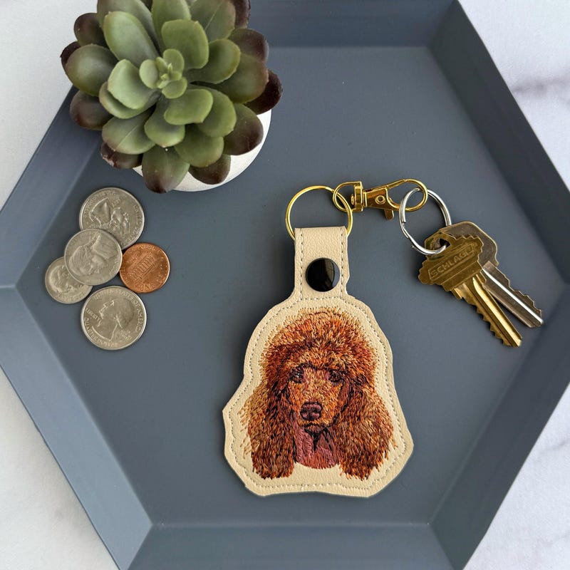 Key Chain Dog Poodle - Etsy