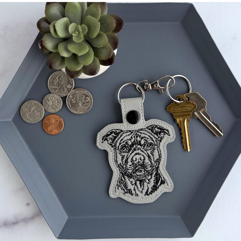 Dog Purse Charm Pit Bull - Etsy