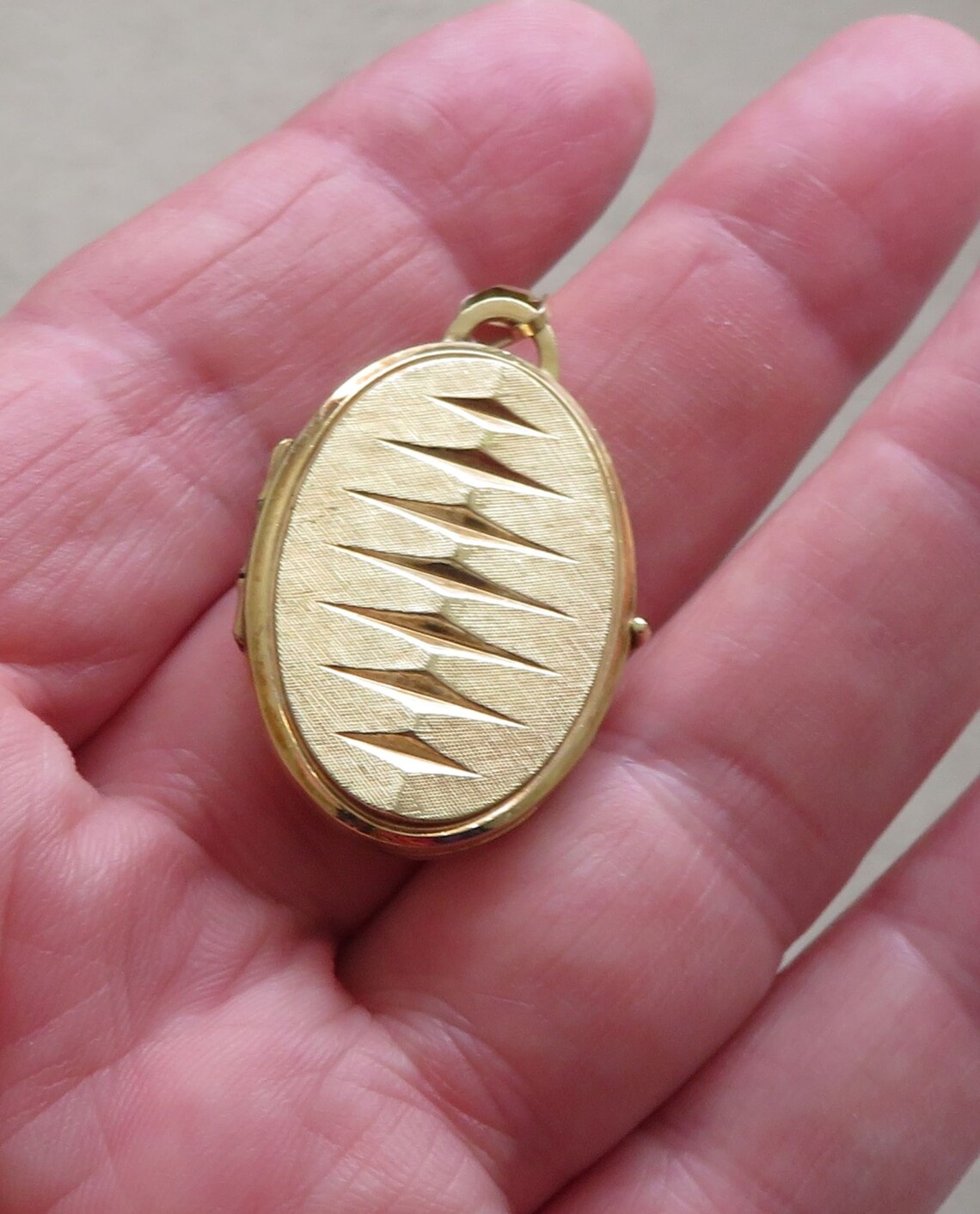 Rolled Gold Photo Locket Large Oval Rodi and Wienenberger - Etsy UK