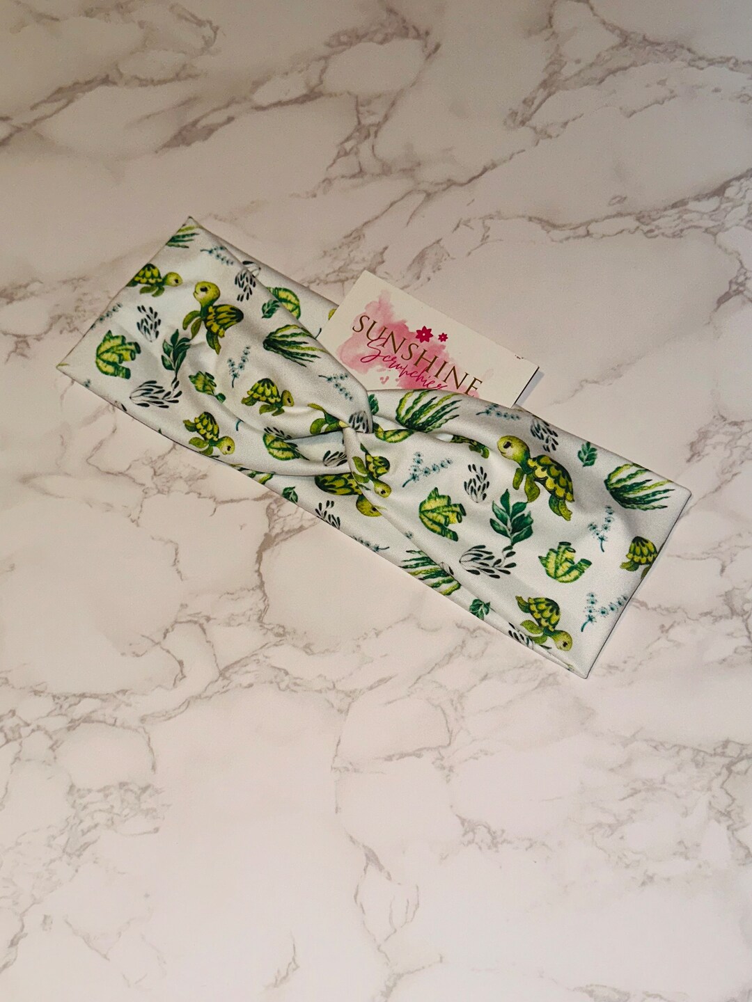 Sea Turtle Turban Twist Headband - Beach Hair Accessory - Etsy