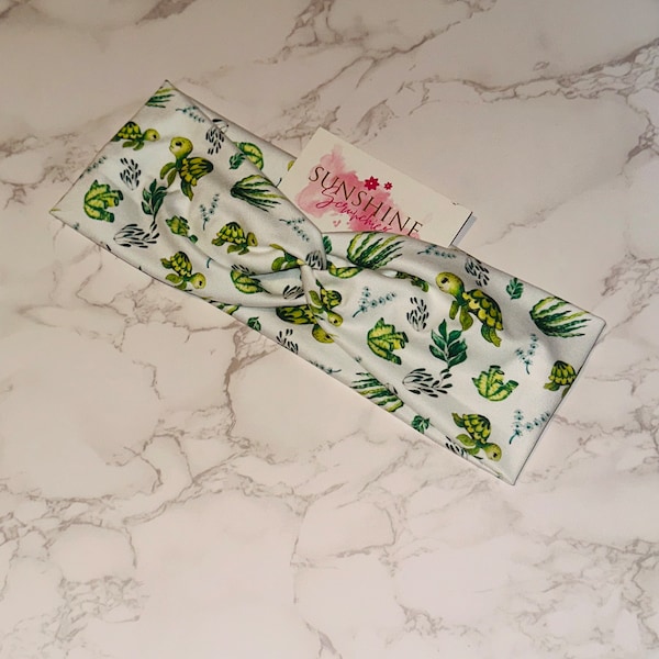 Turtle Headband - Etsy