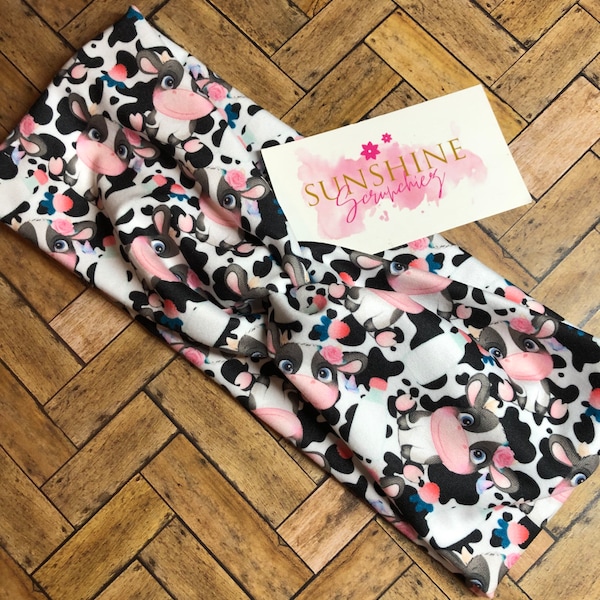 Cow Headband - Etsy