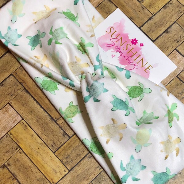 Turtle Headband - Etsy