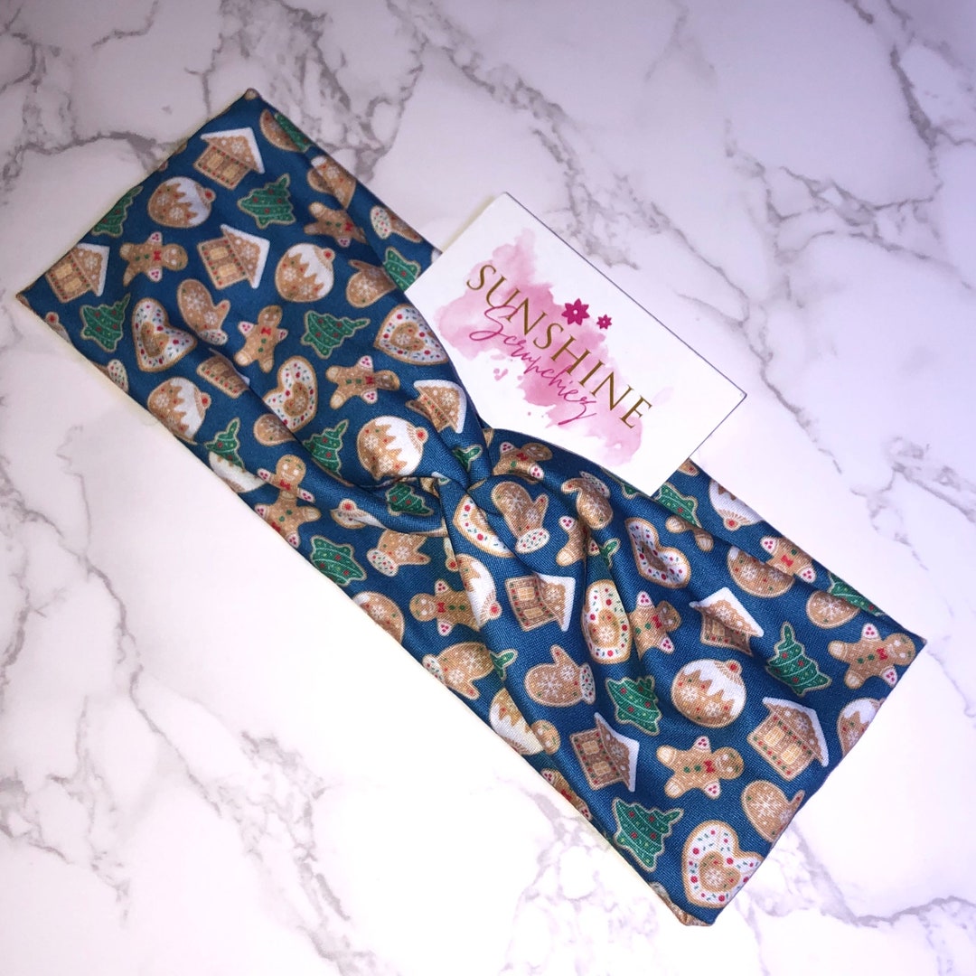 Gingerbread Christmas Cookie Headband-christmas Turban Twist Headbands ...