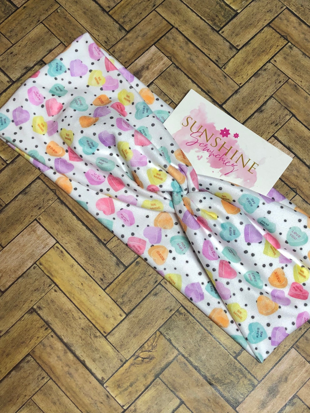 Sweetheart Candy Valentines Day Turban Twist Headband-valentines ...