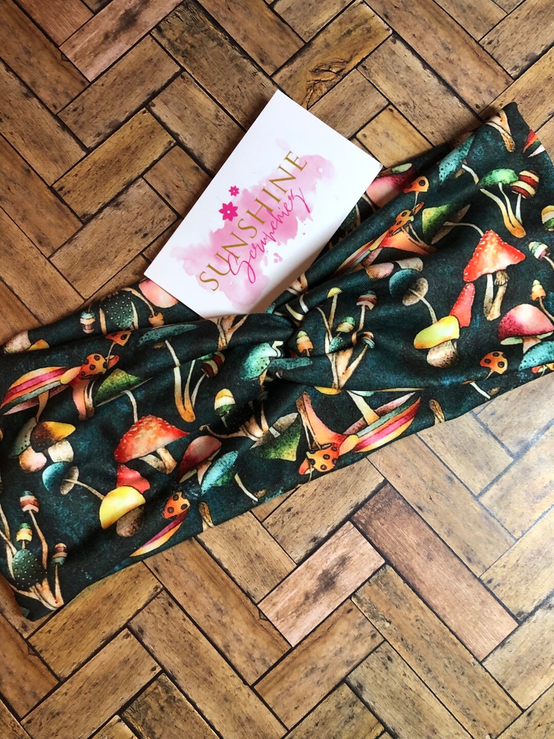 Mushroom Turban Twist Handmade Headbands-nurses Headbands-workout ...