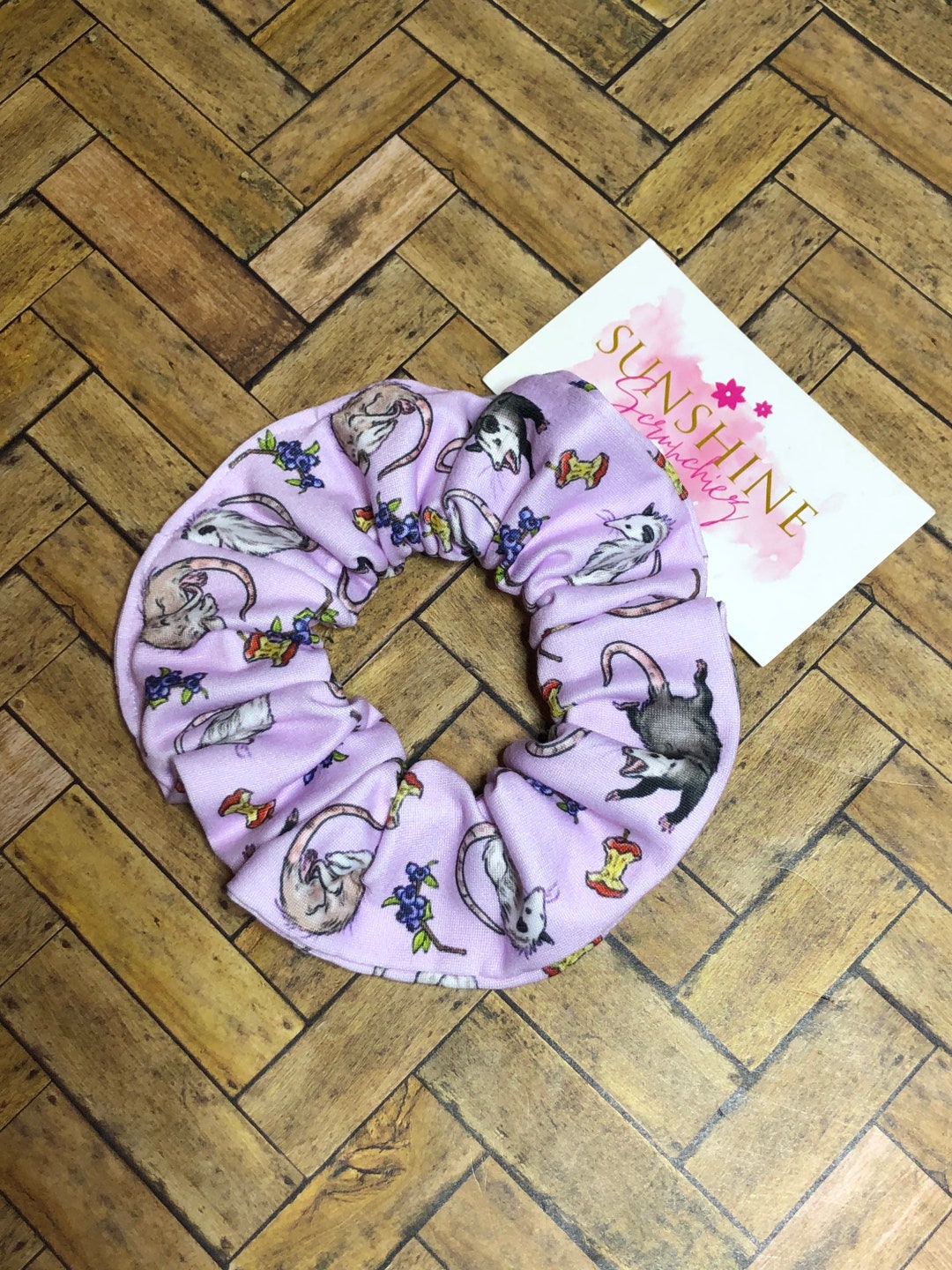 Opossum Scrunchies-opossum Scrunchie-animal Scrunchies-hair Accessories ...