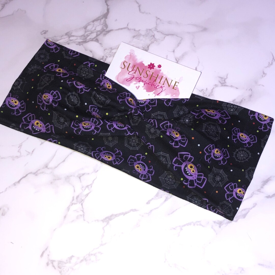 Creepy Spider Halloween Headbands-halloween Headband-turban Twist ...