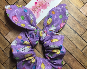 Rabbit Hair Scrunchie - Etsy