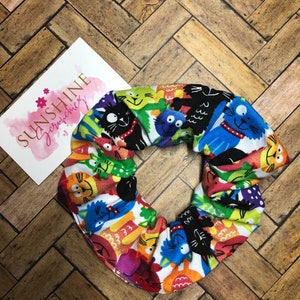 Rainbow Kitty Cat Scrunchie: Handmade Colorful Kitten Hair Tie - Etsy