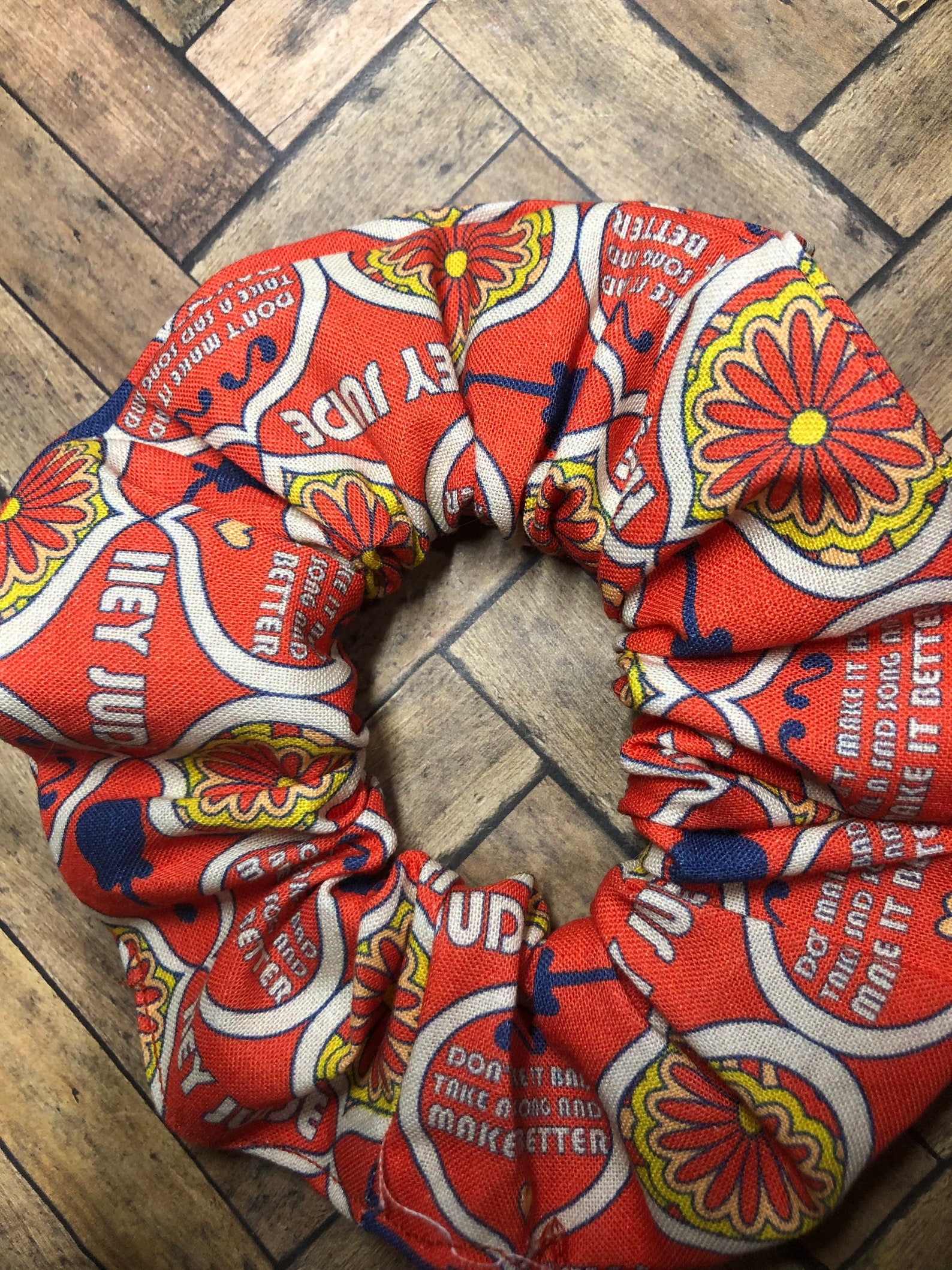 Beatles Scrunchie Hey Jude Scrunchies Scrunchie scrunchies - Etsy